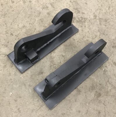 Brackets for KRAMER Standard (40mm Lock Pin) - with Back Plates ...